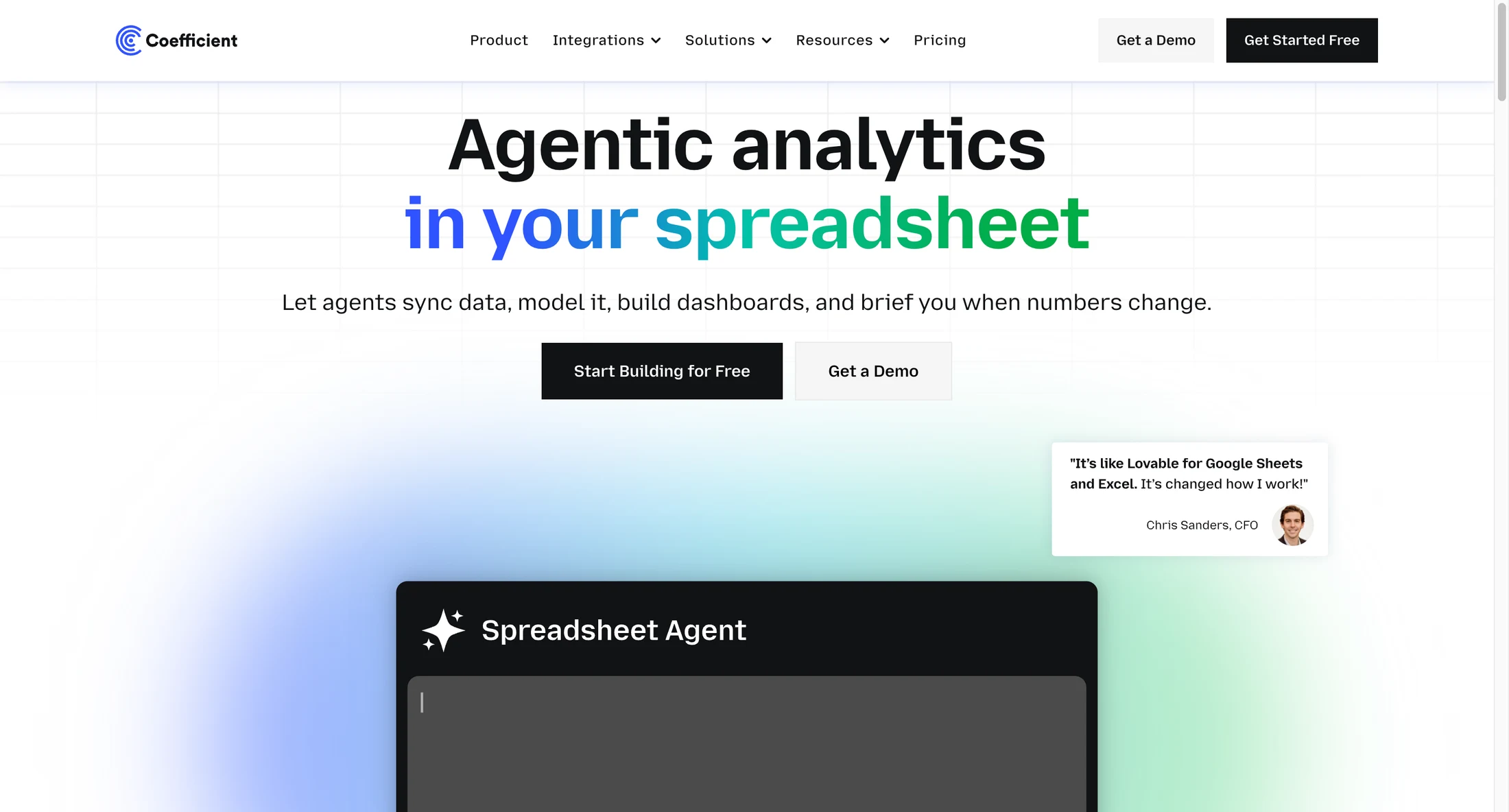 Coefficient Review 2026: Live Data in Spreadsheets